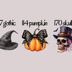Halloween Clipart, Big Bundle, Bat Png, Monster Clipart, Skull Png ...
