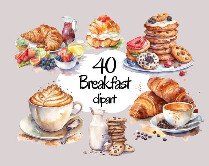 Food Clipart Breakfast Cake Clip Art Sweet Treat Bakery Clip Art ...