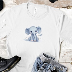 Watercolor Elephant Clipart, Elephant PNG, Jungle Animal Clipart ...