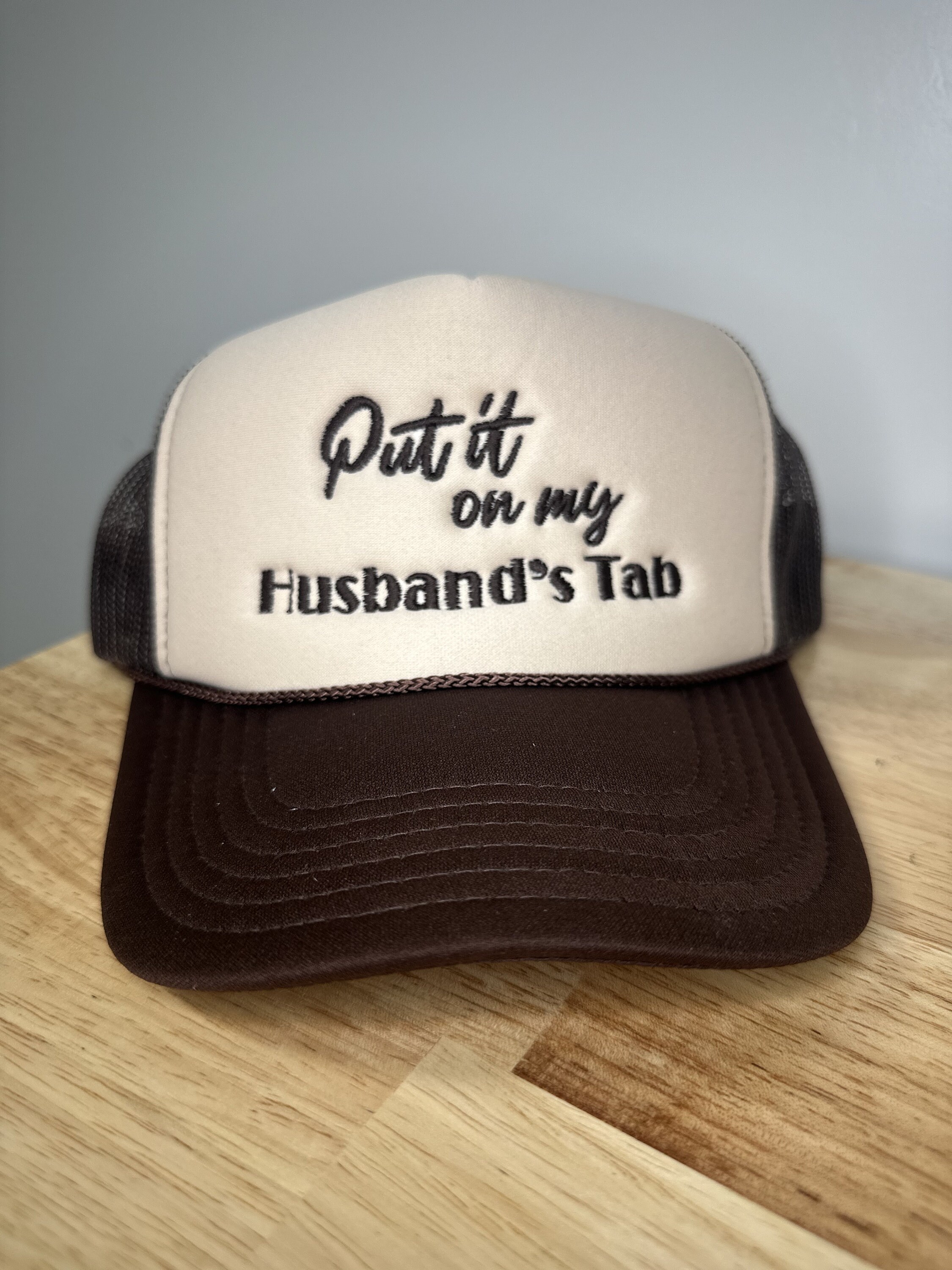 Put It on My Husbands Tab Embroidery File DST - Etsy