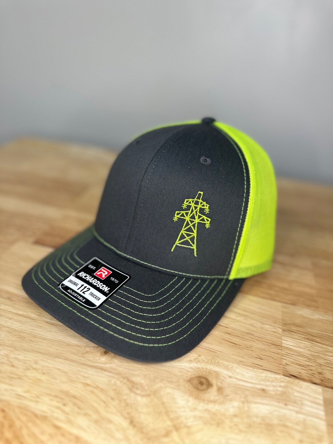 Electricity Tower Embroidered Hats - Etsy