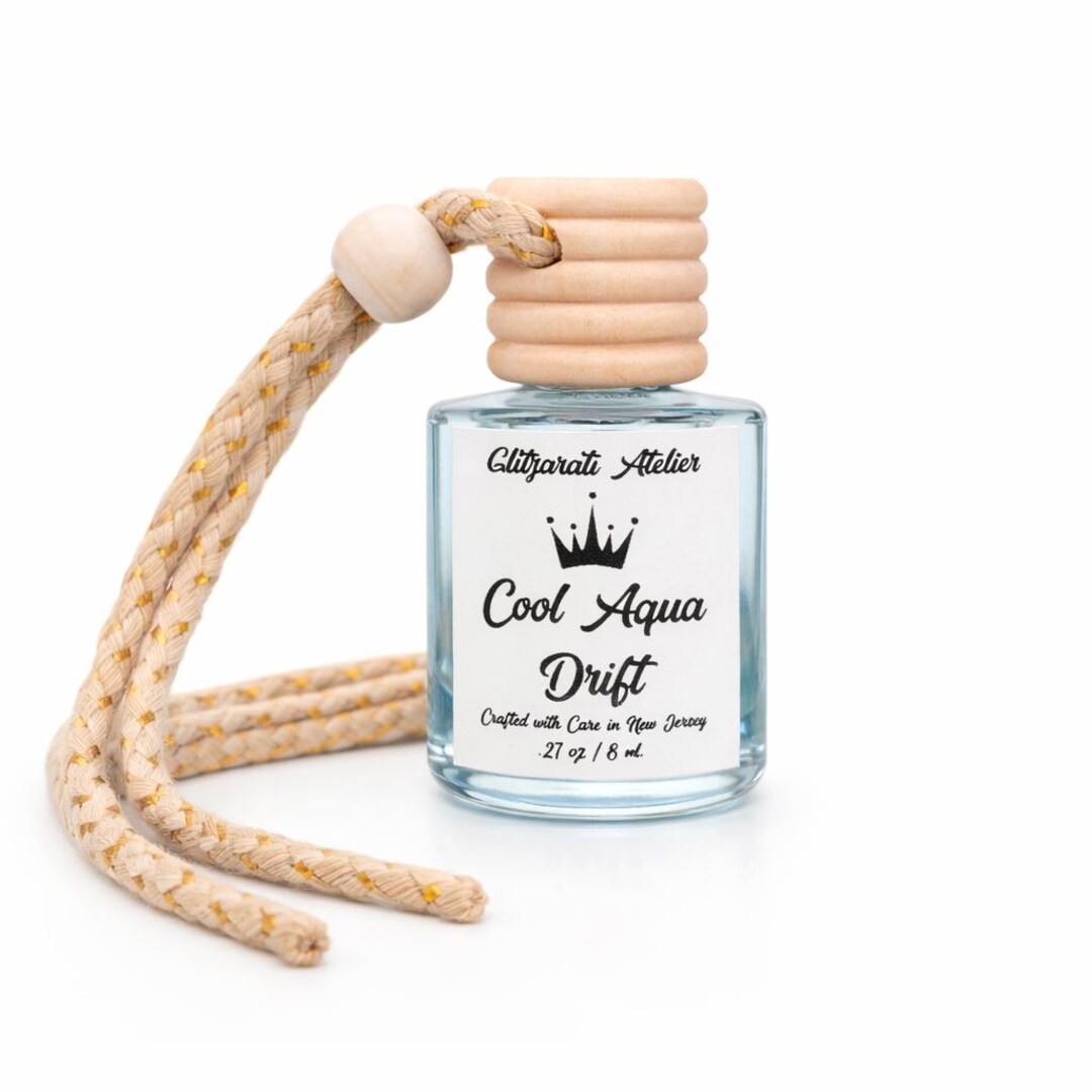 Cool Aqua Drift | Luxe Hanging Car Diffuser | Fresh Aquatic, Citrus ...