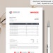 Pink Bold Modern Business Invoice Template, Modern Invoice Template ...