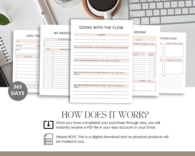 Personal Growth Planner Template, Personal Growth Workbook, Personal ...
