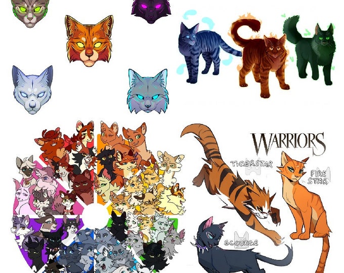 War Cat Characters Png , Choose Your Own Sets, Birthday Gifts, Warrior ...