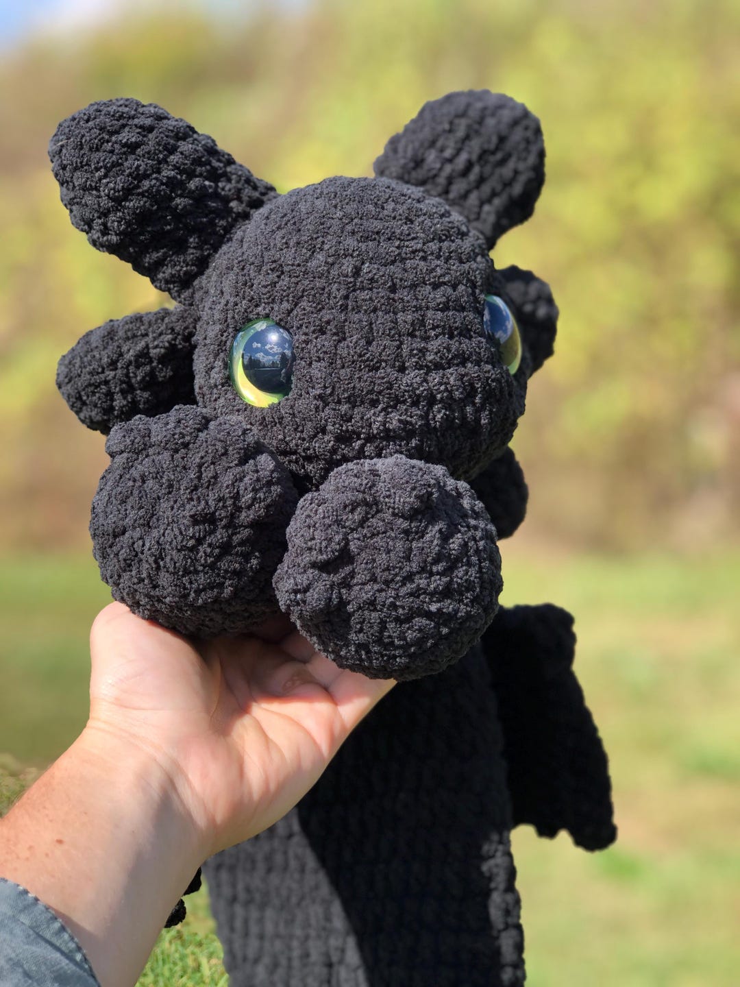 Crochet Night Fury Snuggler | Crochet Night Fury | Toothless | Crochet ...