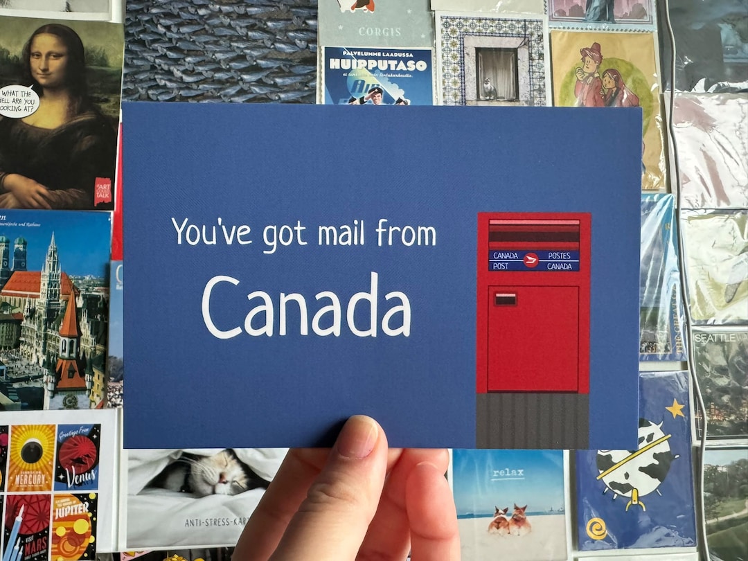You've Got Mail From Canada Postcard - Etsy Canada