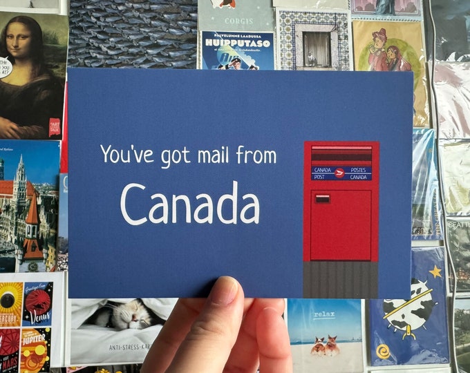 You've Got Mail From Canada Postcard - Etsy