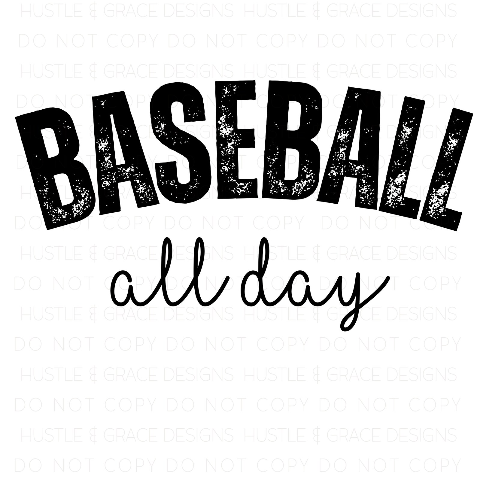 Baseball All Day PNG Baseball PNG - Etsy