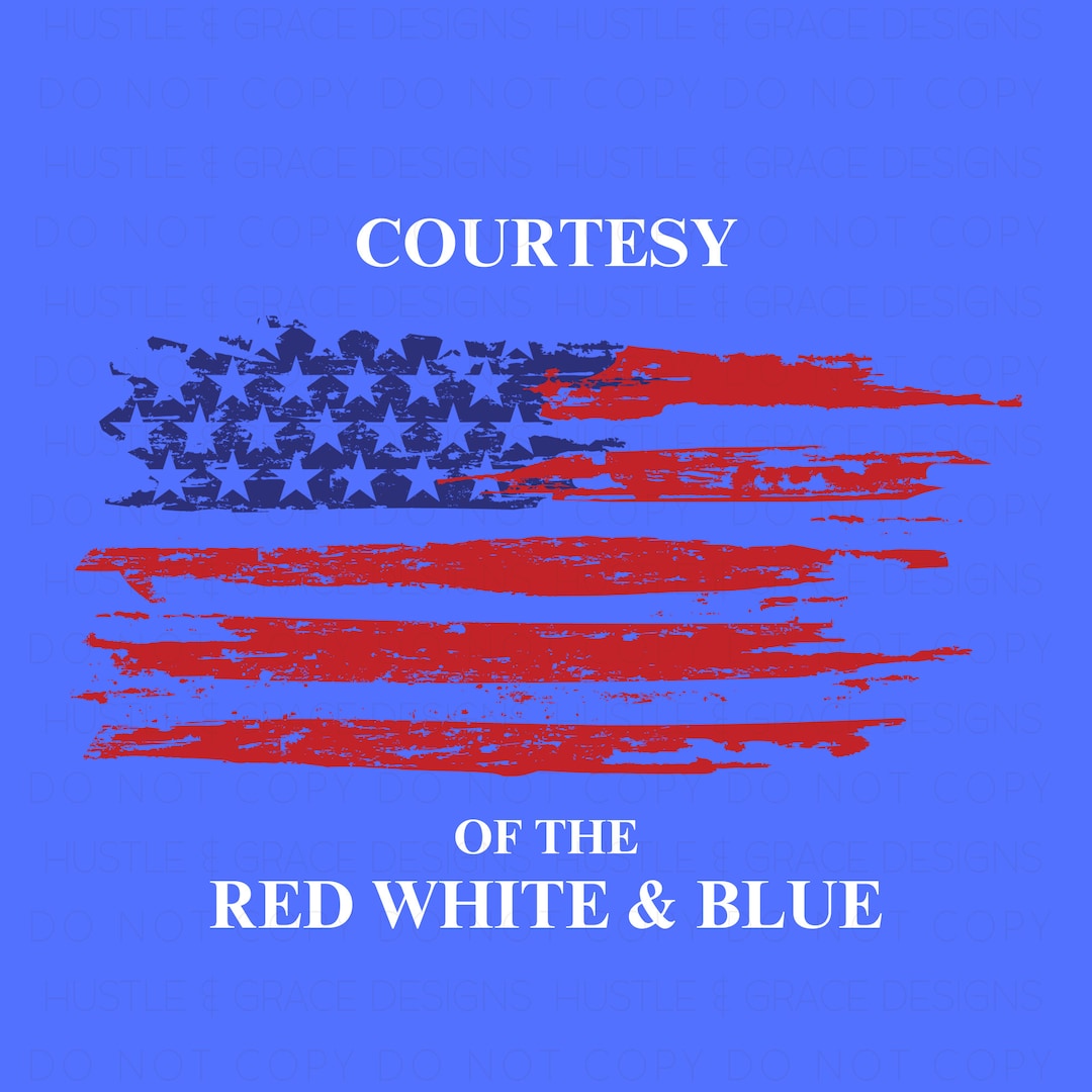 Courtesy of the Red White and Blue Png USA Png - Etsy