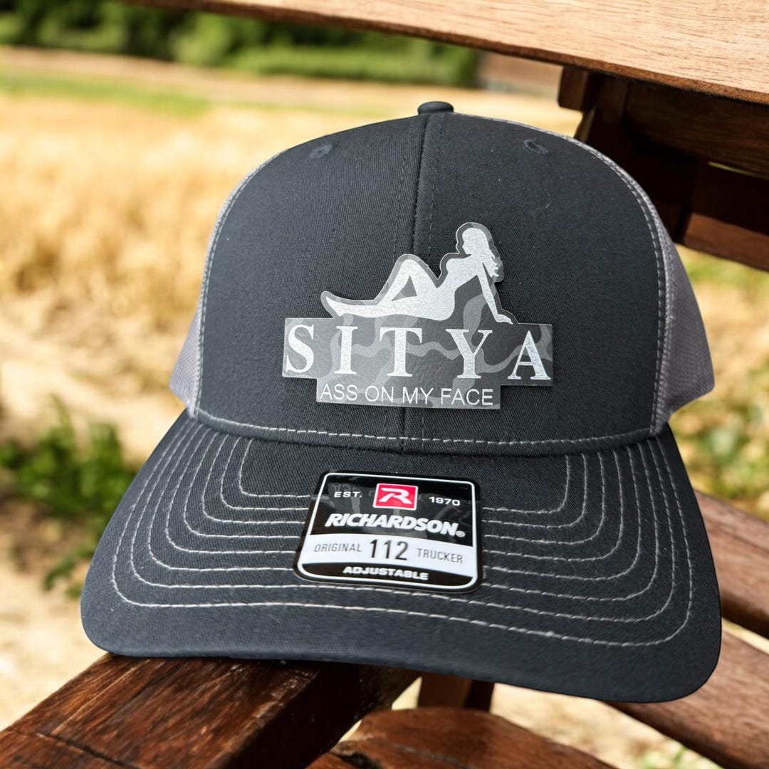 SITYA Leather Patch Hat - Etsy