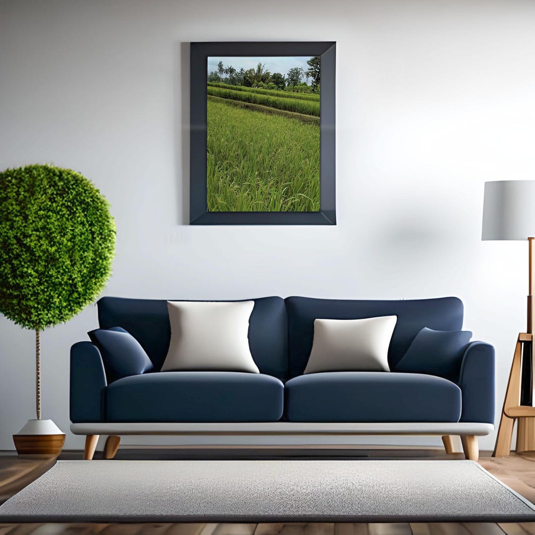 Stunning Green Paddy Field - Tiered Rice Terrace Wall Art Photo - Etsy