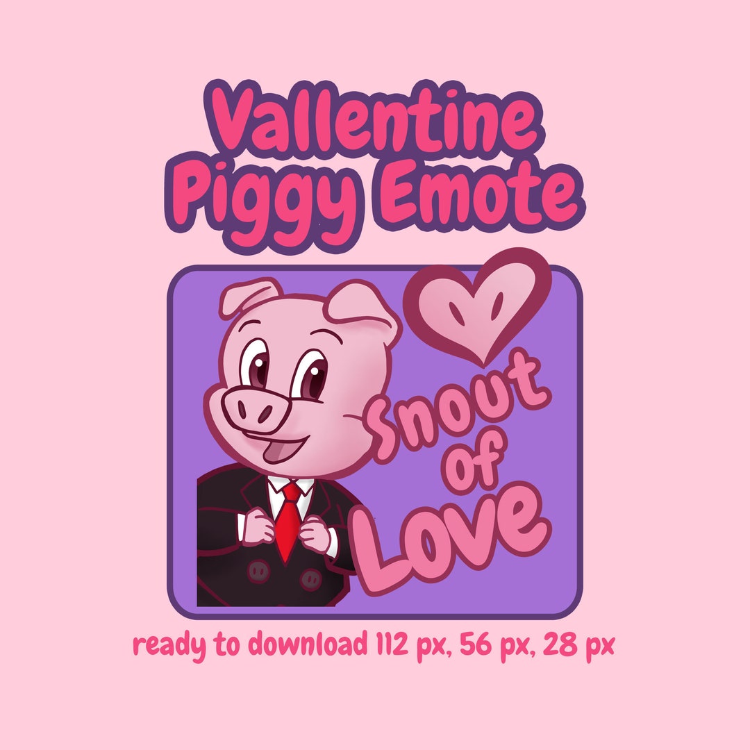 Exclusive Valentine's Emotes for Twitch Discord snout of Love Emoji ...
