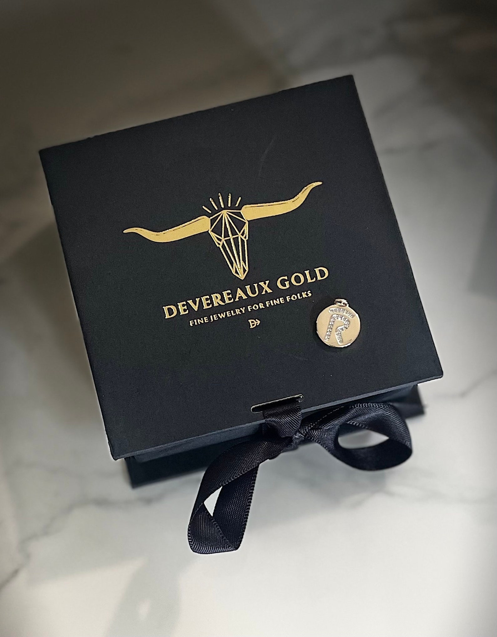 Personalized Diamond Charm Cattle Brand Pendant 14k Gold - Etsy