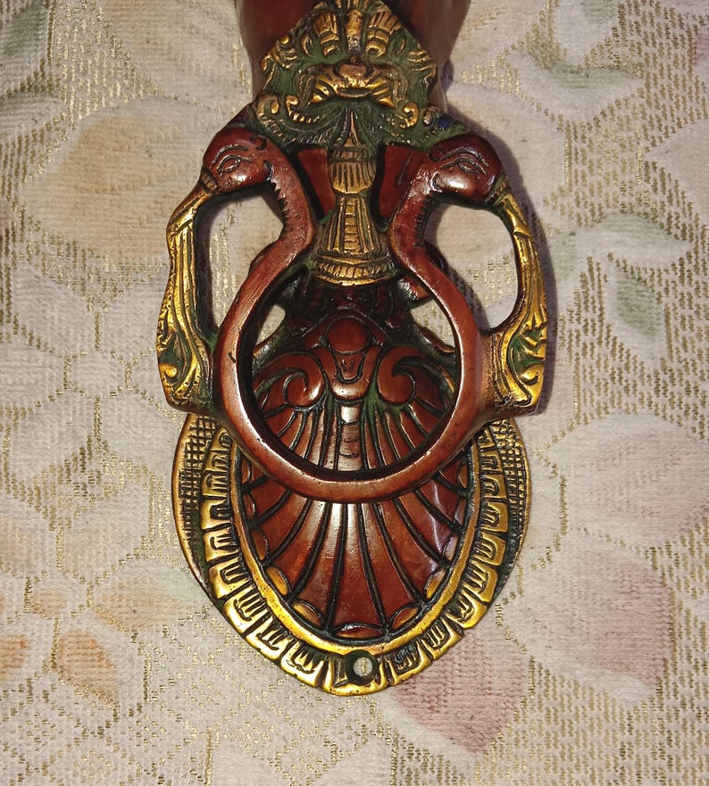 Bobcat Design Main Doorbell | Brass Animal Themed Bedroom Door Knocker ...