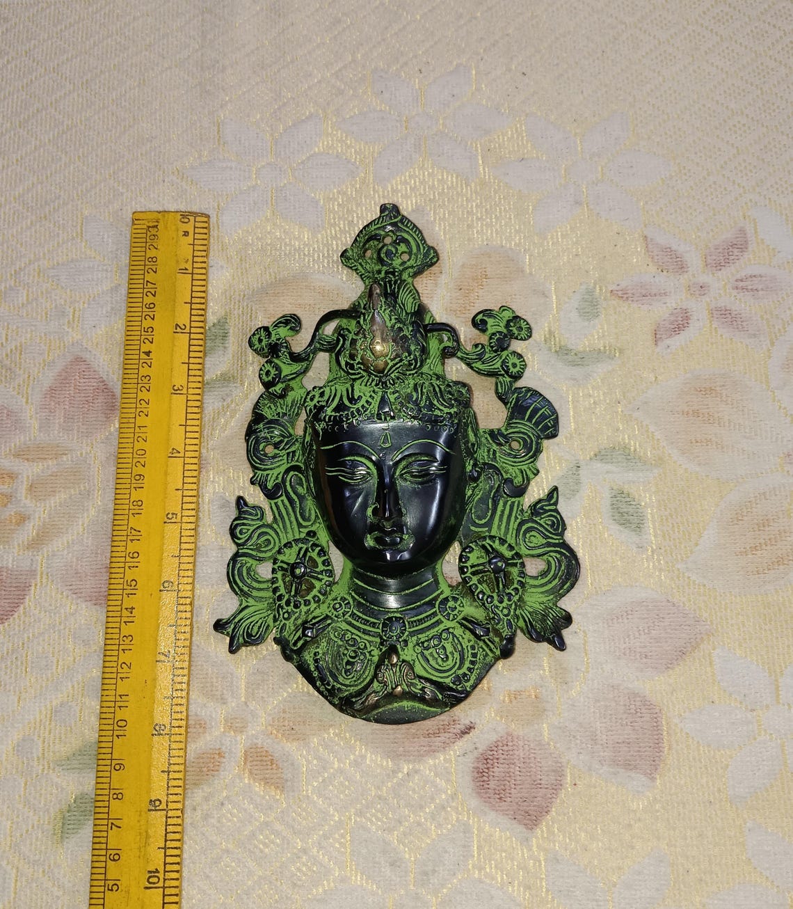 Brass Tara Goddess Wall Hanging: Yasodhara Face Sculpture - Etsy