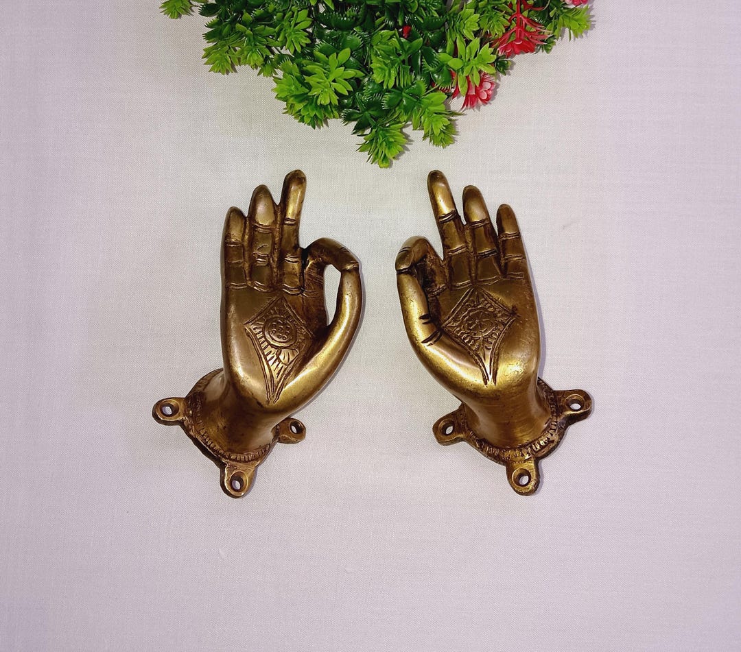 Brass Perfect Hand Gesture Shape Door Knob | Brass Dancing Lady Hand ...