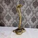 Brass Serpent Statue | Snake Sculpture for Corner Table Decorative ...