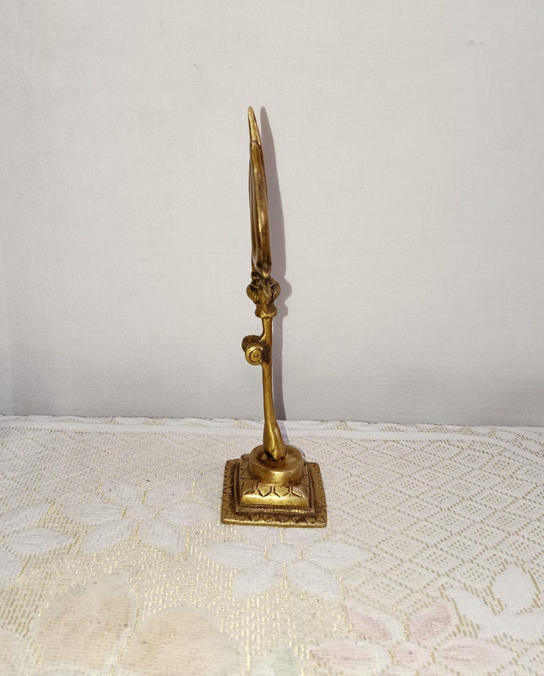 Brass Mini Shiva Trident: Table Trishul for Worship - Etsy