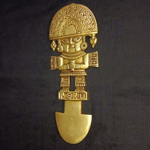 Peru Tumi Symbols Wall Hanging Brass Traditional Deity Wall Art ...