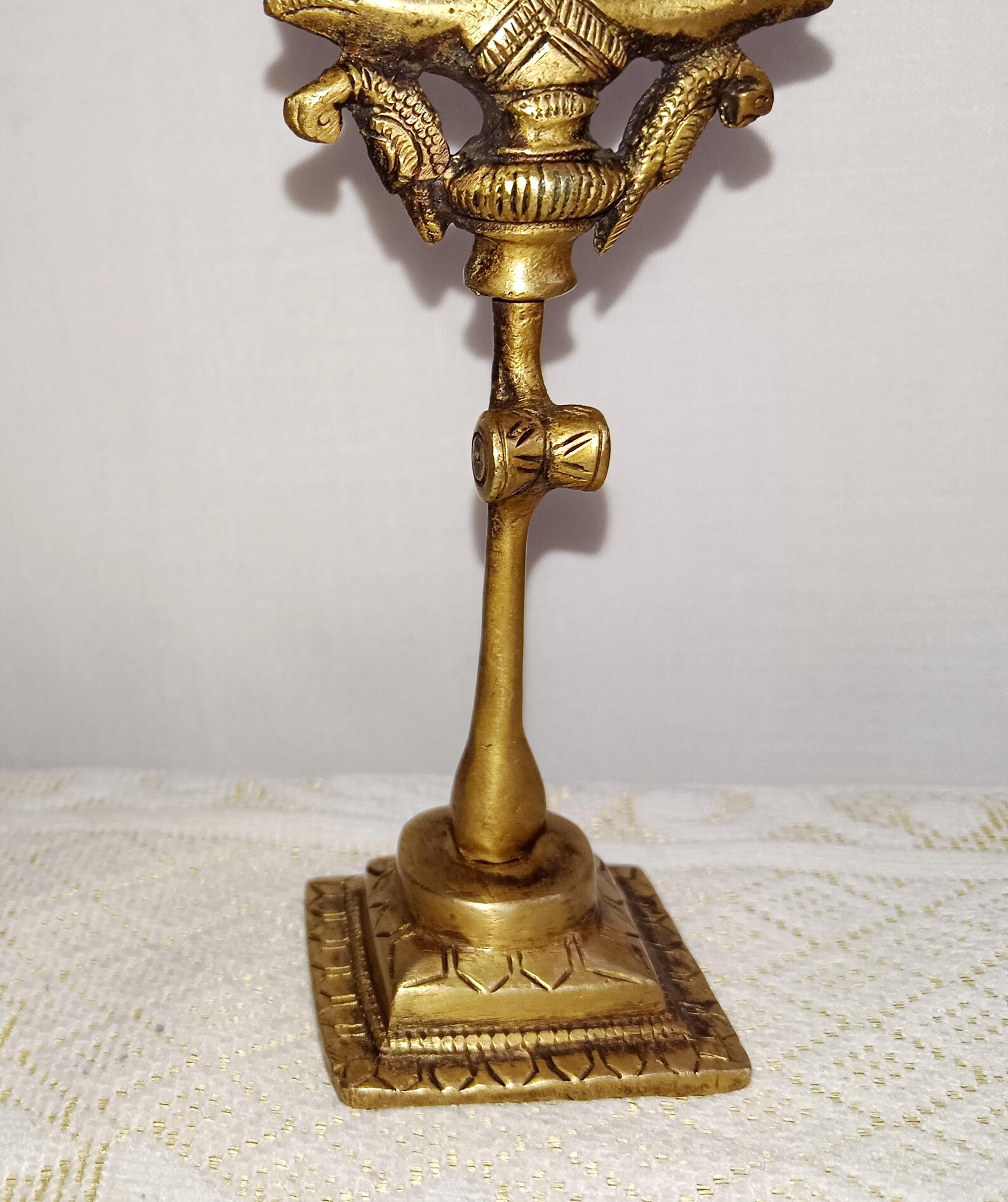 Brass Mini Shiva Trident: Table Trishul for Worship - Etsy