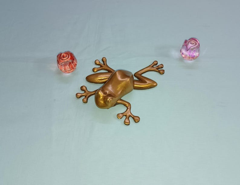 Brass Climbing Frog Doorbell: Toad Shape Door Knocker - Etsy