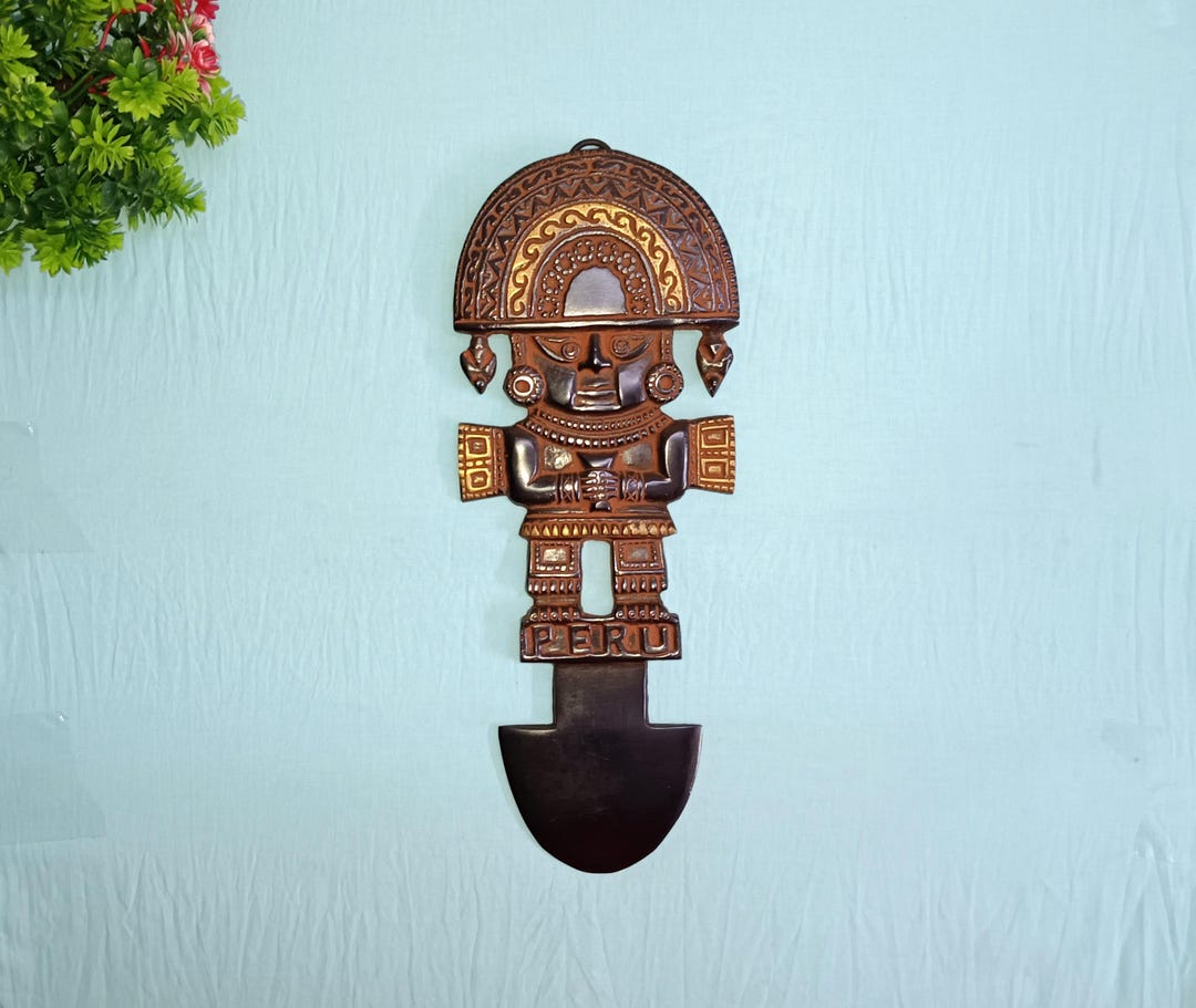 Brass Wall Hanging: Nepali Welcome Women, Red & Black Decor - Etsy