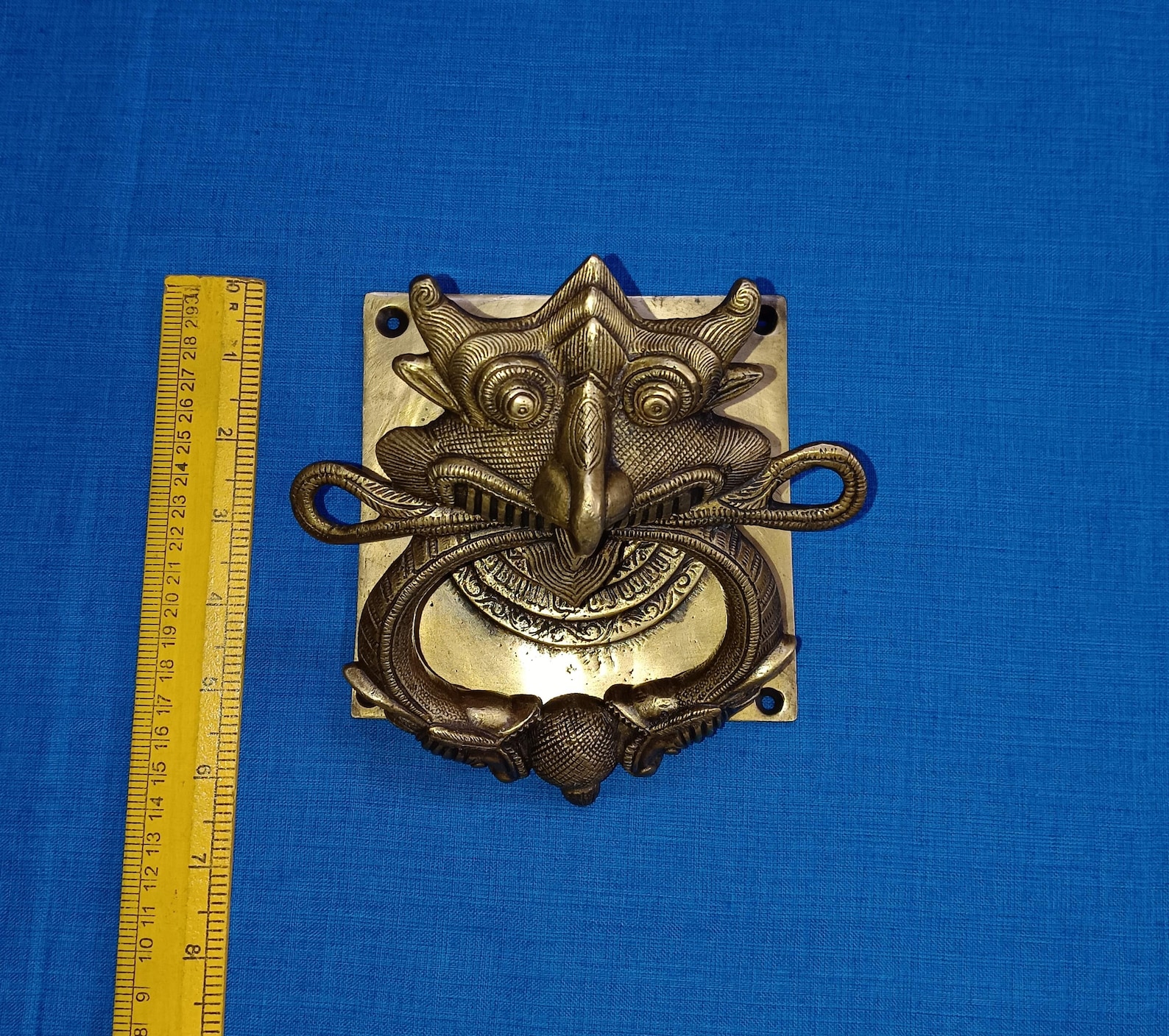 Brass Yali Dragon Door Knocker: Mythology Creatures Home Decor - Etsy