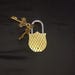 Brass Dog Engraving Safety Lock With 02 Keys | Properly Functional ...