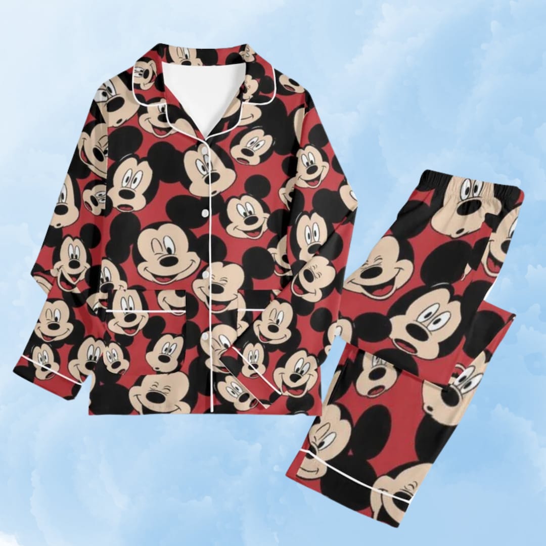 Micky Mouse Pajamas Set Soft & Adorable Sleepwear, Mickey Pajamas ...