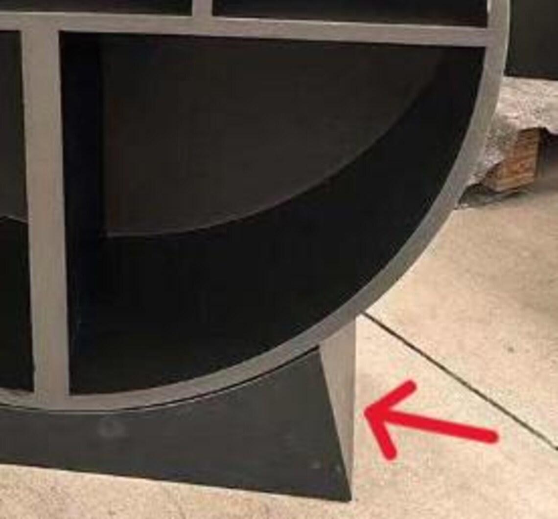 40'' 56'' Stylish Wood Log Stacker Firewood Rack Black Coating Indoor ...