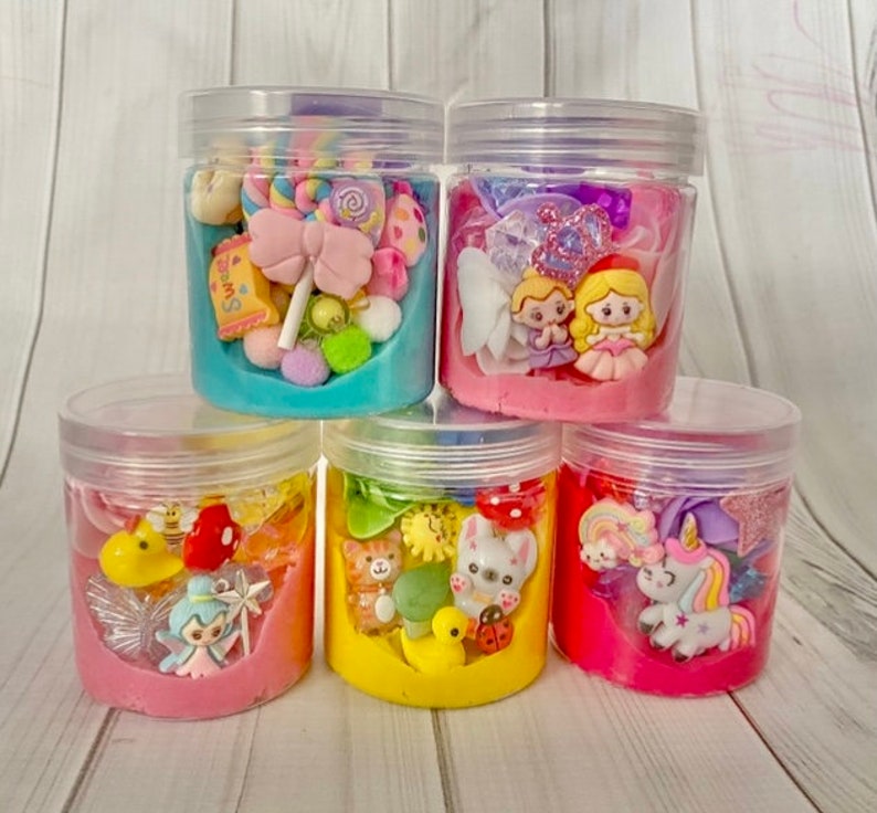 Play Dough Kit Jars, Playdough Set, Girls Boys Gift, Magic Kit, Sensory ...