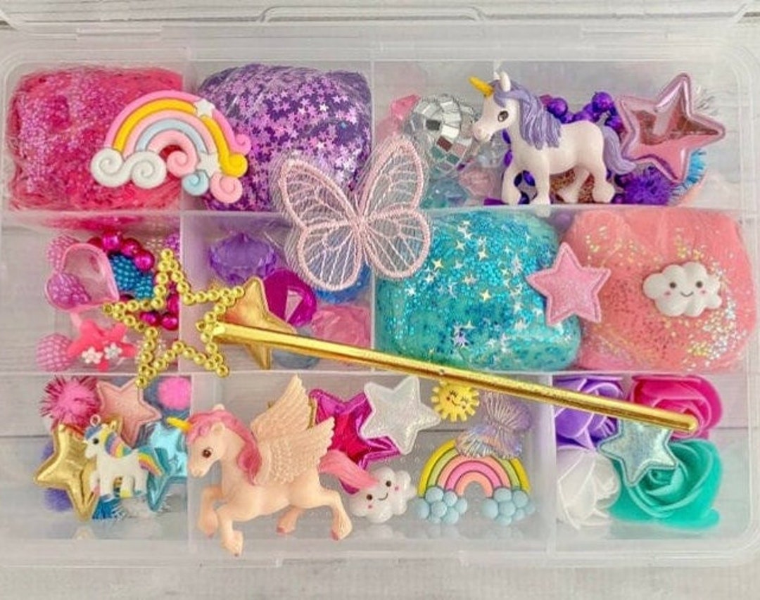 Unicorn Play Dough Kit, Magical Playdough Set, Girls Gift, Magic Kit ...