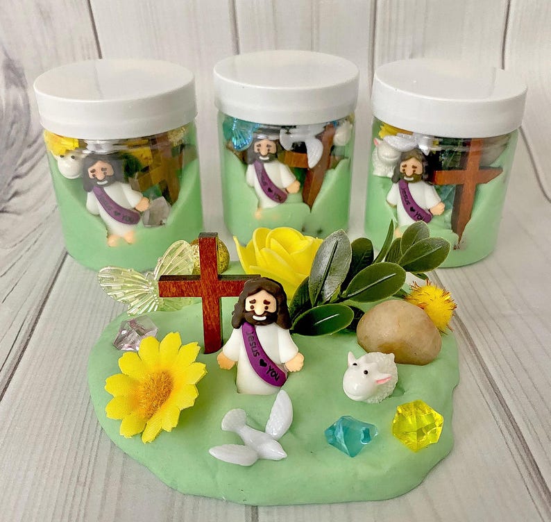 Resurrection Play Dough Kit Jars Playdough Set, Girls Boys Gift, Magic ...
