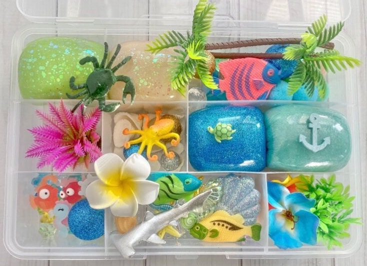 Under the Sea Play Dough Kit Playdough Set, Gift Ocean Animals Kit ...