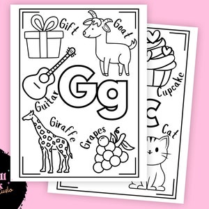 Alphabet Coloring Pages for Kids, ABC Coloring Sheets, Kids Coloring ...