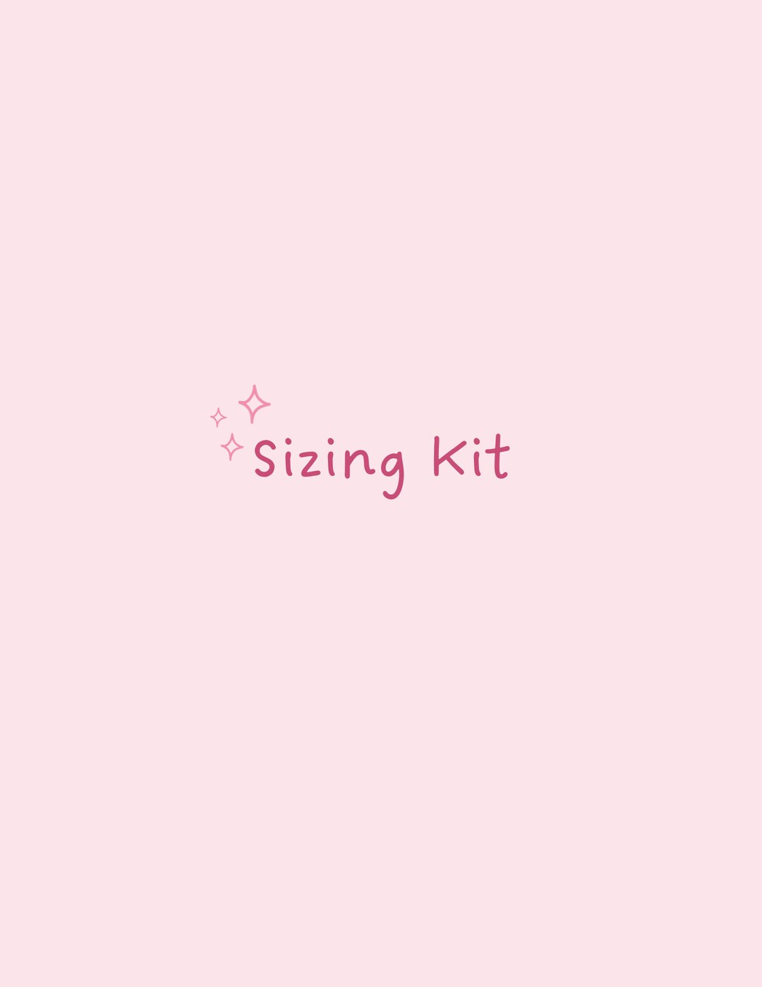 Sizing Kit - Etsy