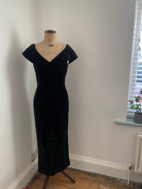 Vintage 90s monsoon velvet - Gem