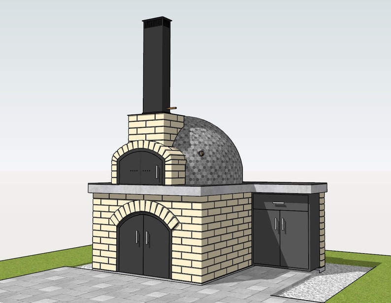 PIZZA OVEN Plans PDF build Your Wood-fired Pizza Oven With Detailed ...