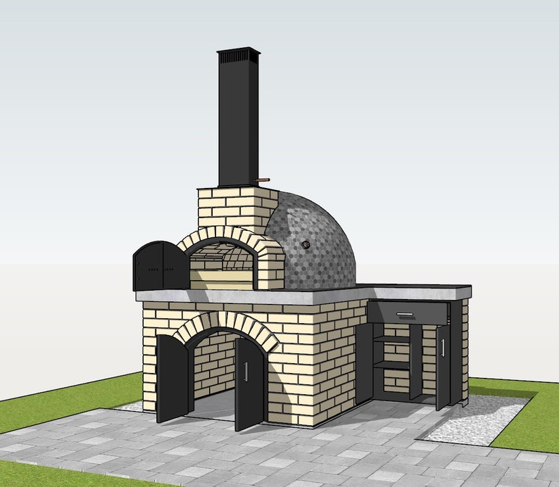 PIZZA OVEN Plans PDF build Your Wood-fired Pizza Oven With Detailed Plans, Instructions ...