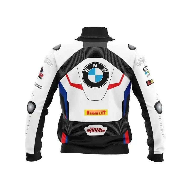 Personalized BMW Moto Speeds Bomber Jacket 3D Racing Style F1, Custom ...