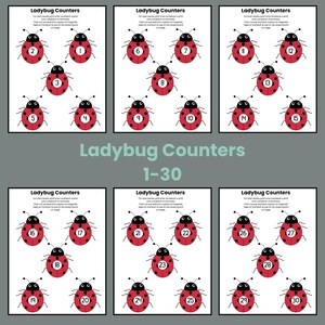 Ladybug Preschool Activity Sheets L is for Ladybug Kindergarten ...