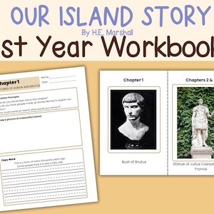 Our Island Story Worksheets: Charlotte Mason Year 1, Copywork & Visual ...