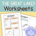 Great Lakes Worksheets and Note Pages North American Great Lakes ...