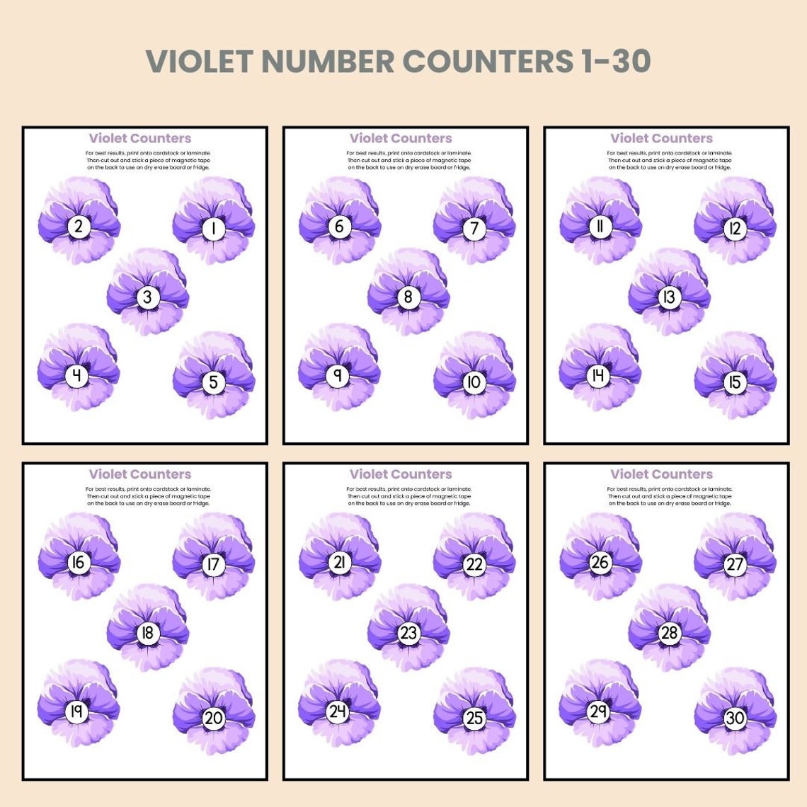 Violet Preschool Activity Sheets Bundle V is for Violet Letter Week ...