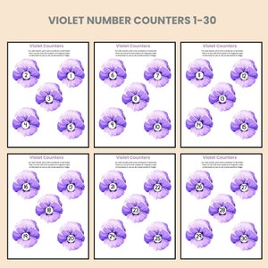 Violet Preschool Activity Sheets Bundle V is for Violet Letter Week ...