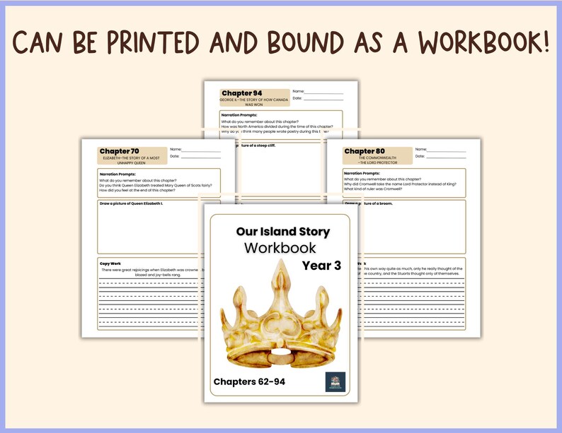 Our Island Story Worksheets: Charlotte Mason History, Visual Aids ...