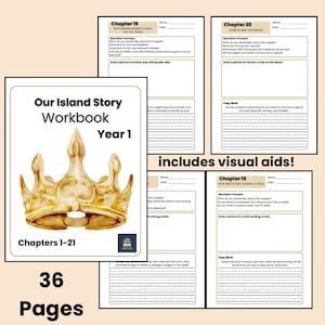 Our Island Story Worksheets Charlotte Mason Year 1 Chapters 1-21 Copy ...