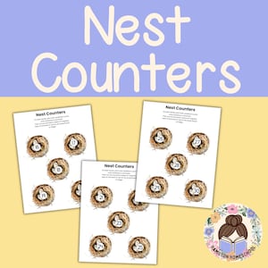 Nest Activity Sheet Bundle: Preschool Homeschool Curriculum (printable ...