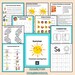 Summer Preschool Worksheet Bundle Pre K Kindergarten Activity Pack ...